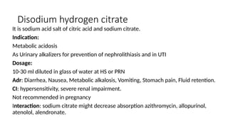 medicine urinary system acidifier&alkalizer.pptx
