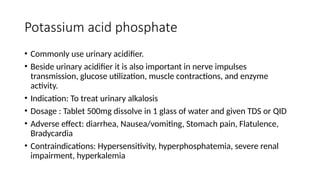 medicine urinary system acidifier&alkalizer.pptx