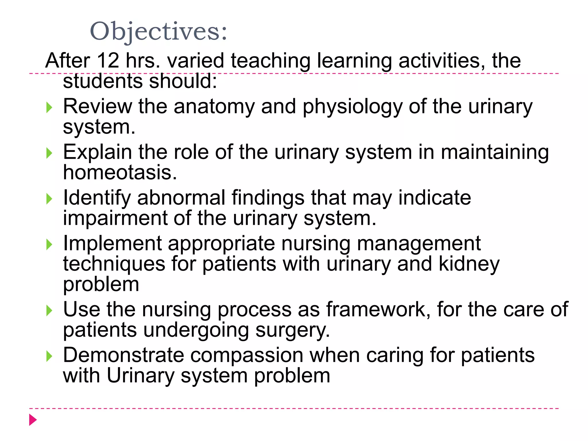 Urinary system disorders.pptx1 | PPTX
