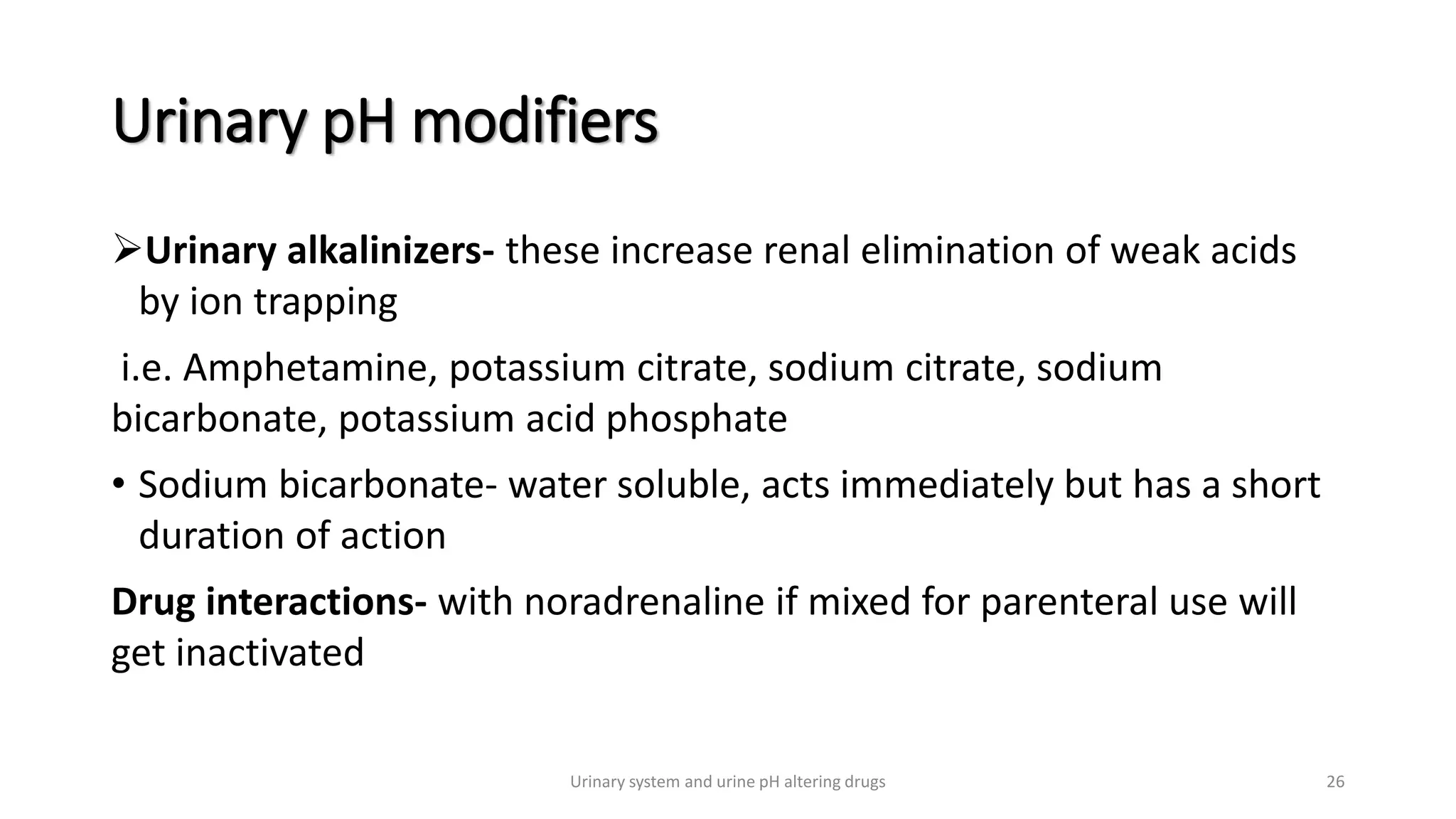 urinary system drugs and urine pH altering drugs-1.pptx