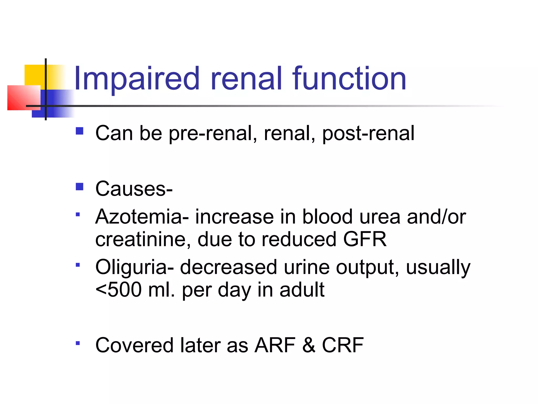 Urinary system dysfunction | PPT