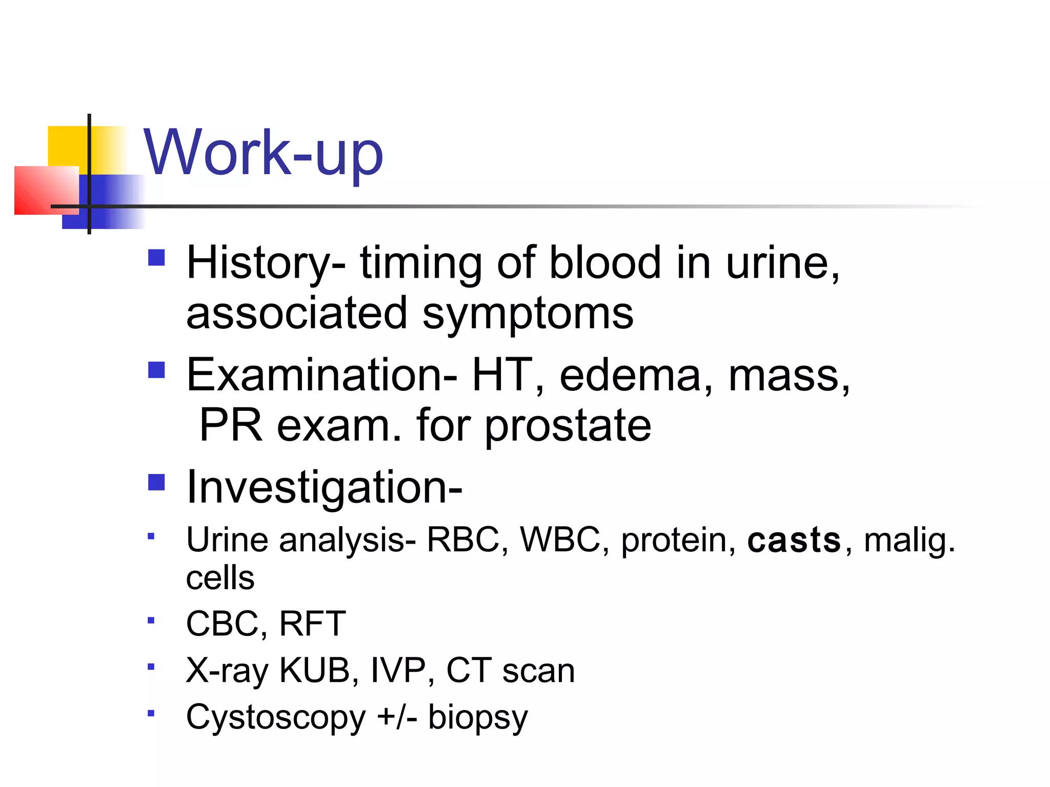 Urinary system dysfunction | PPT