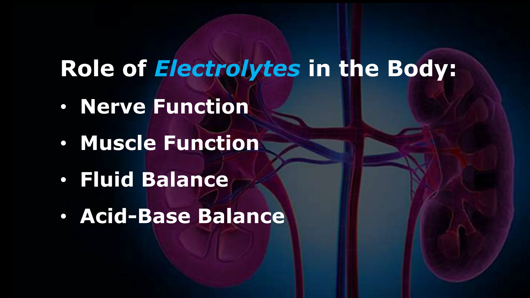URINARY SYSTEM, FLUID, ELECTROLYTES, AND ACID BASE BALANCE Final ...