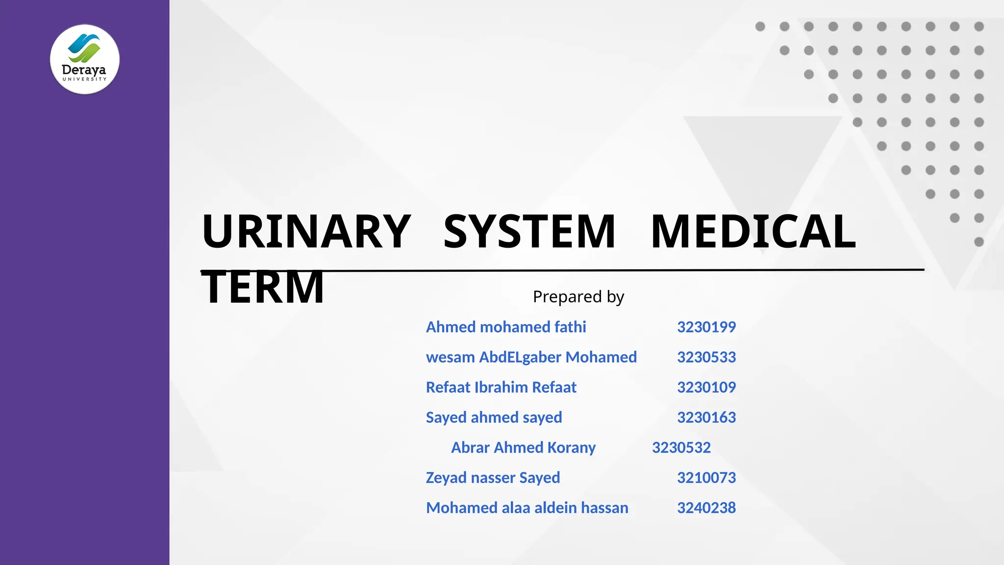 URINARY SYSTEM MEDICAL TERMINOLOGY...pptx