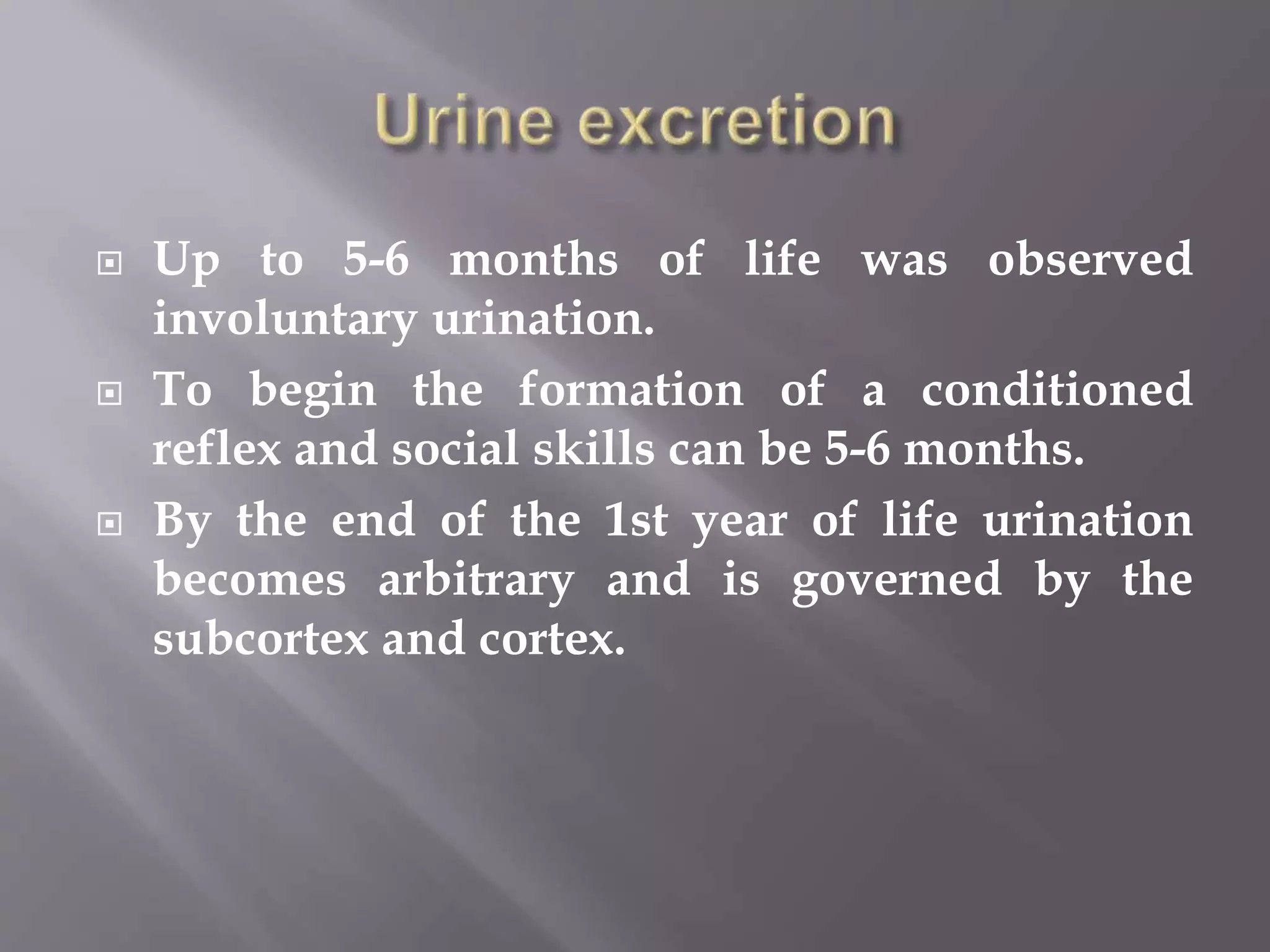 Urinary system of infants and children | PPTX