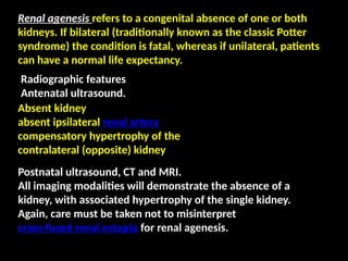 Comprehensive Radiological Imaging of the Genito-Urinary Tract ...