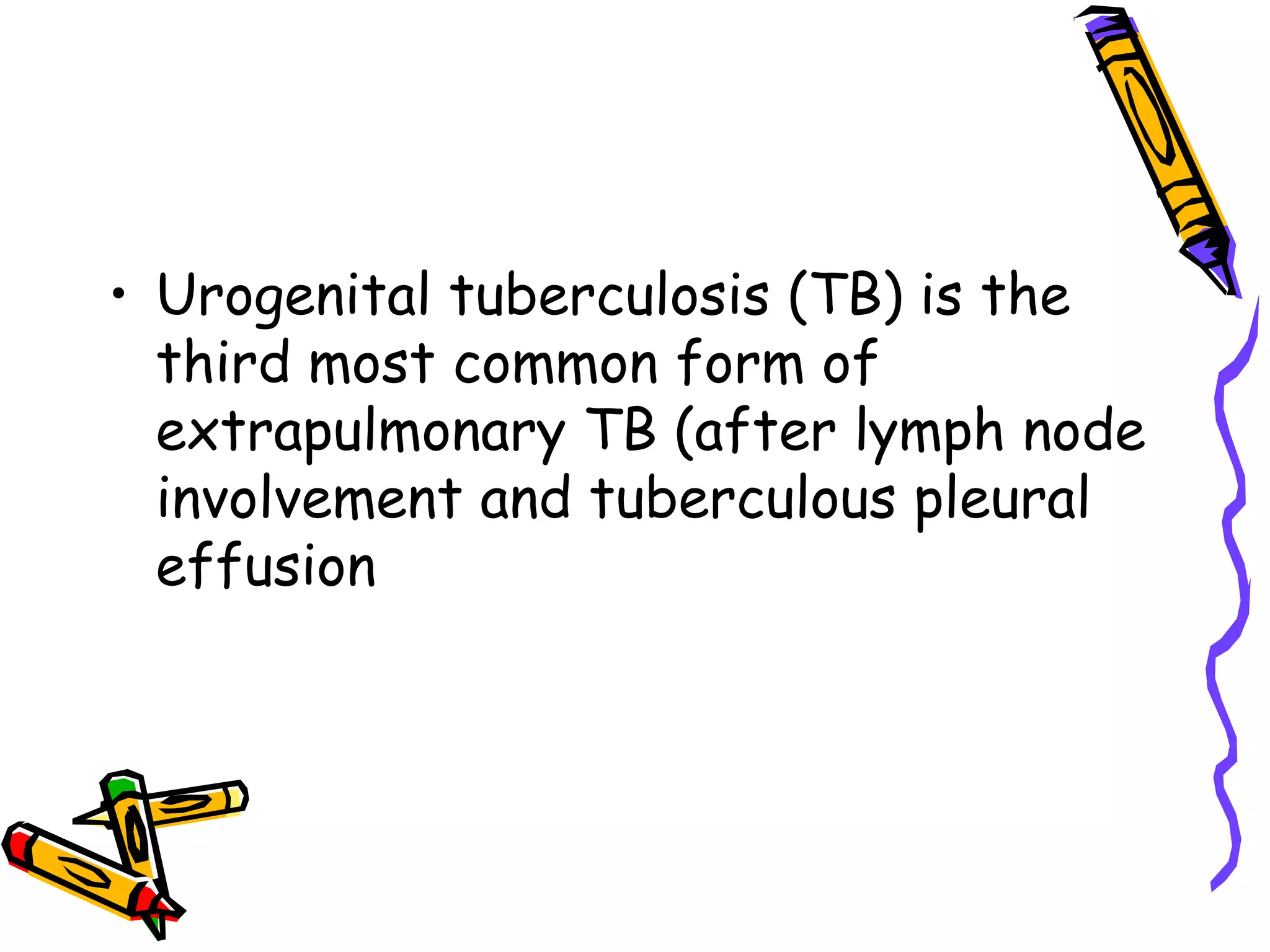 URINARY TRACT TUBERCULOSIS | PPTX