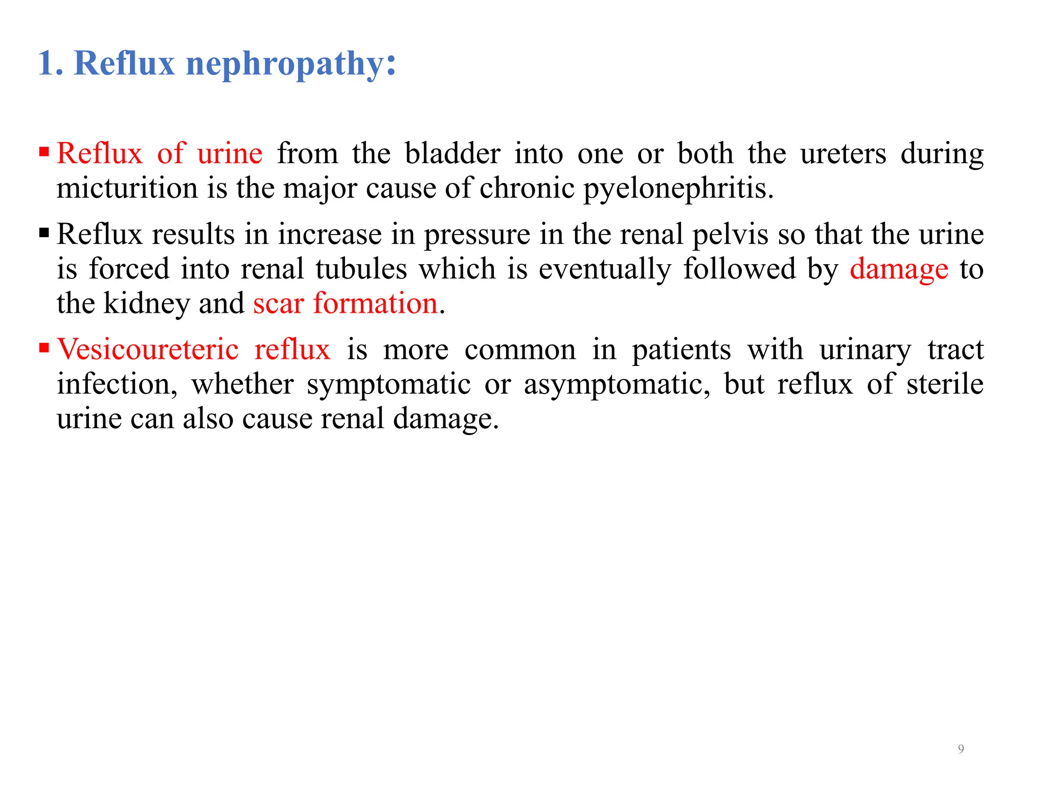 urinary track infection etiology ,cystitis,acute chronic pyelonephritis ...