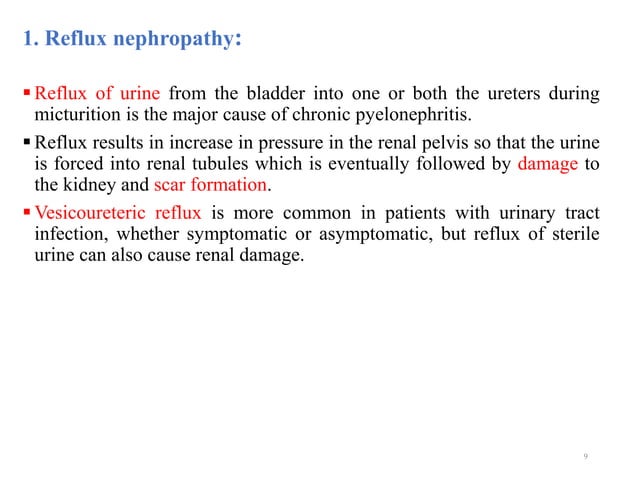 urinary track infection etiology ,cystitis,acute chronic pyelonephritis ...