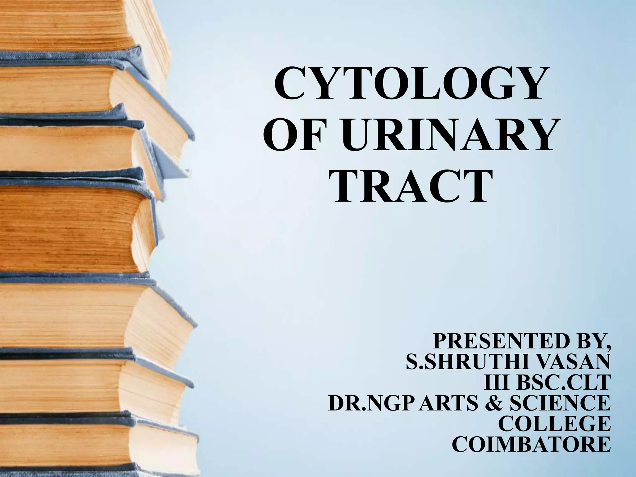 cytology of urinary tract | PPTX