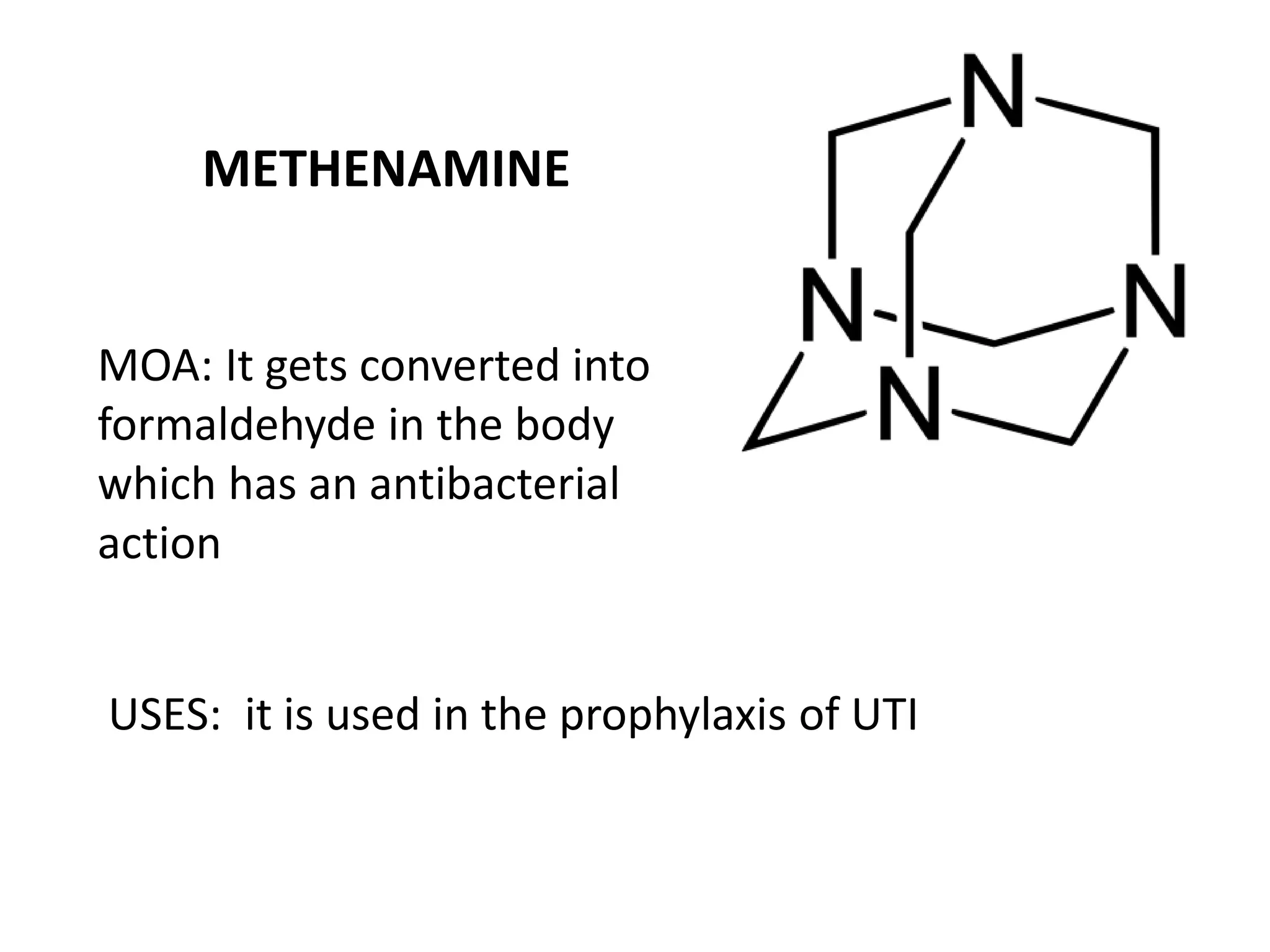 Urinary tract anti infective agents | PPTX
