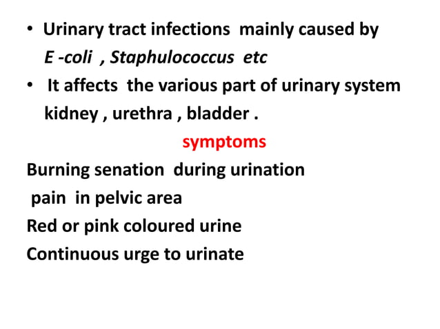 Urinary tract anti infective agents | PPTX | Infectious Diseases ...