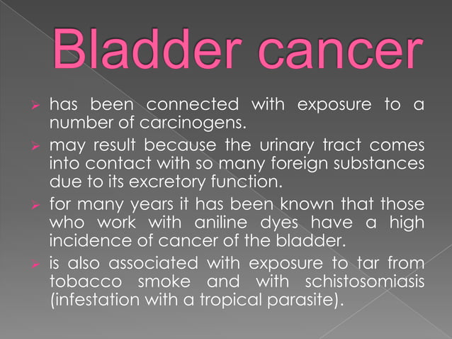 Urinary tract cancers overview | PPT