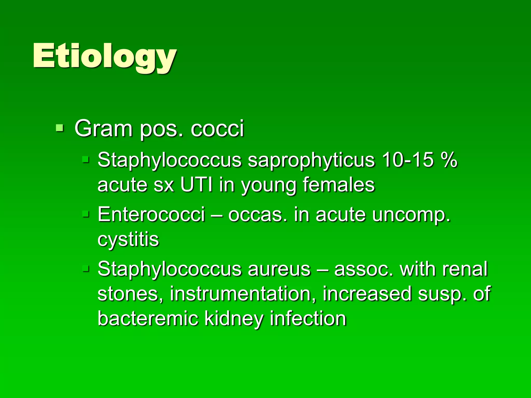 Urinary tract disorders | PPT