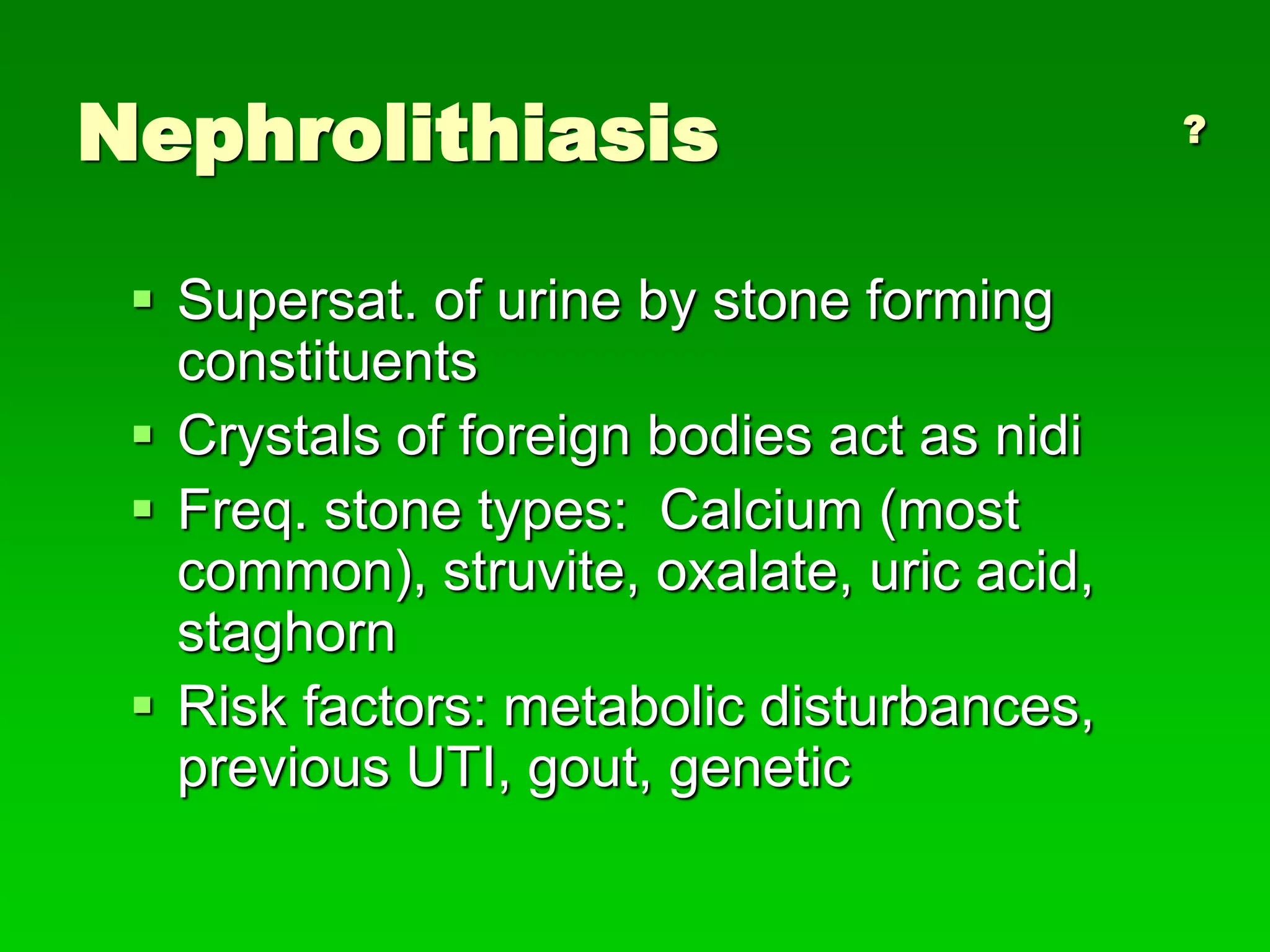 Urinary tract disorders | PPT