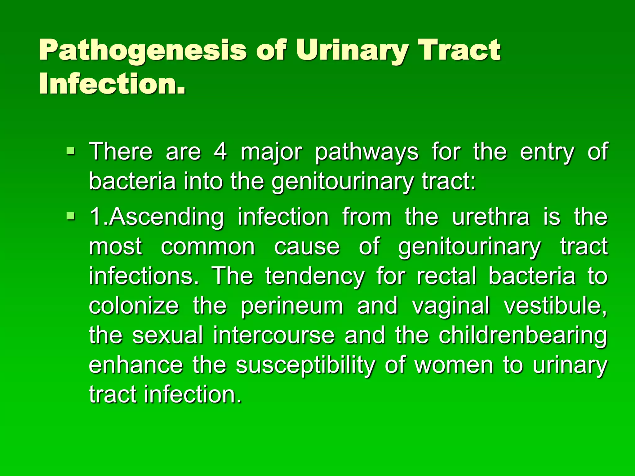 Urinary tract disorders | PPT