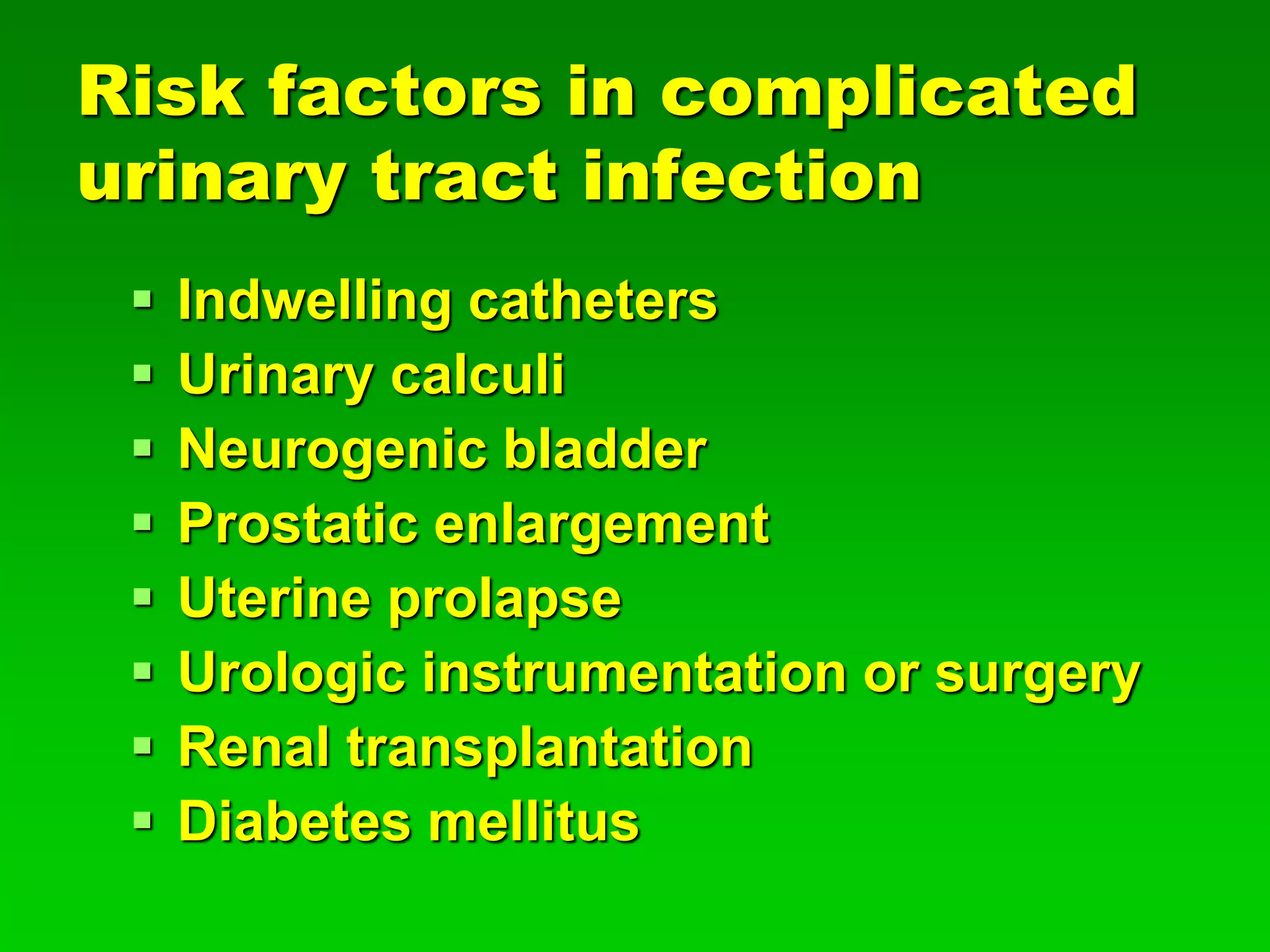 Urinary tract disorders | PPT