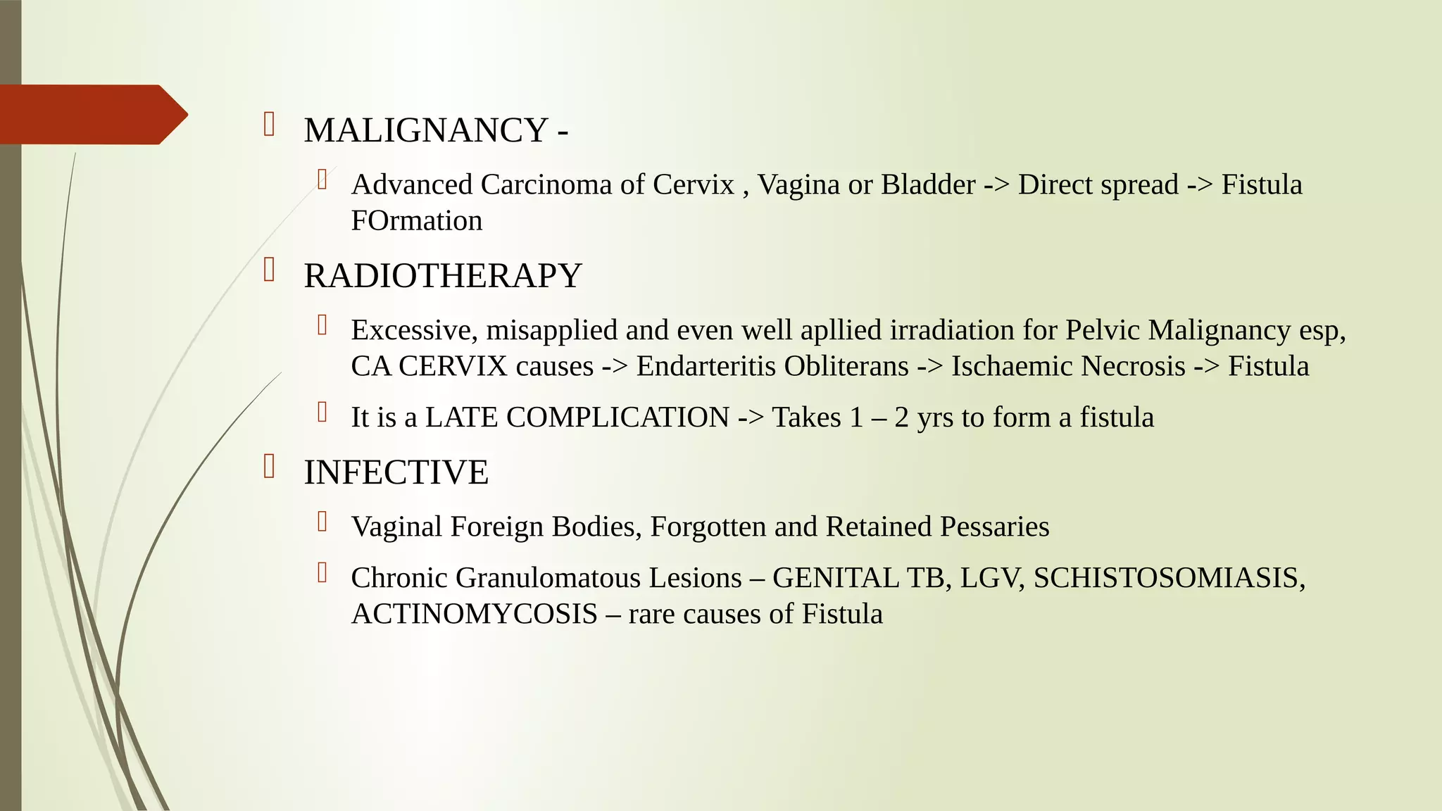 Urinary Tract Fistulas -(VVF) Etiology, Diagnosis, Management | PDF