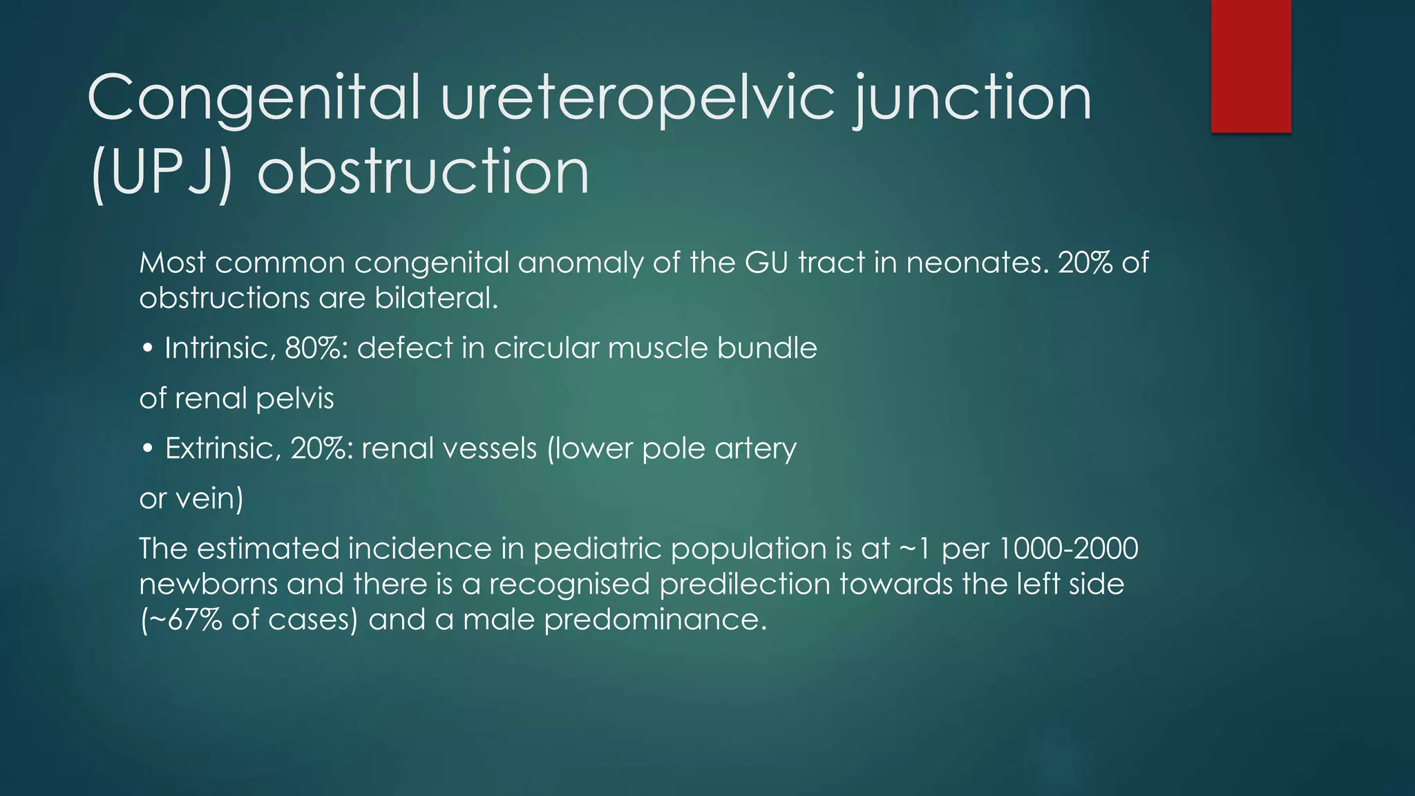 Urinary tract imaging and pathology | PPTX