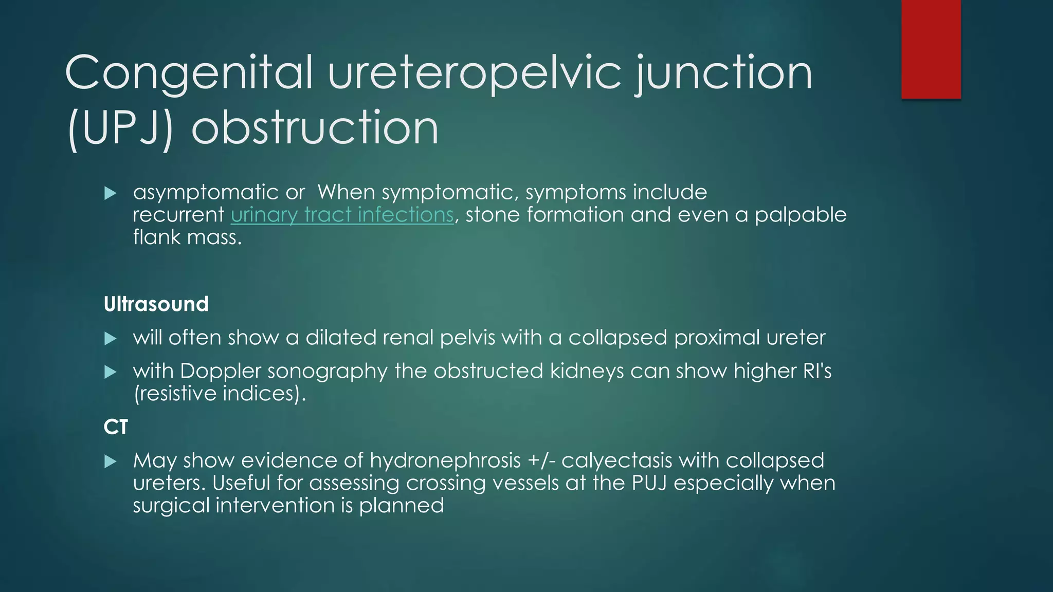 Urinary tract imaging and pathology | PPTX