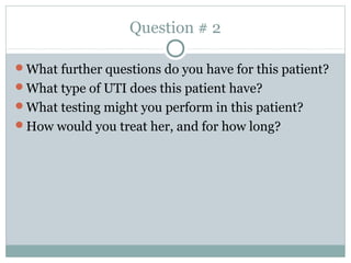 Urinary tract infection | PPT