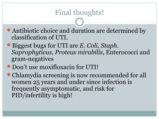 Urinary tract infection | PPT