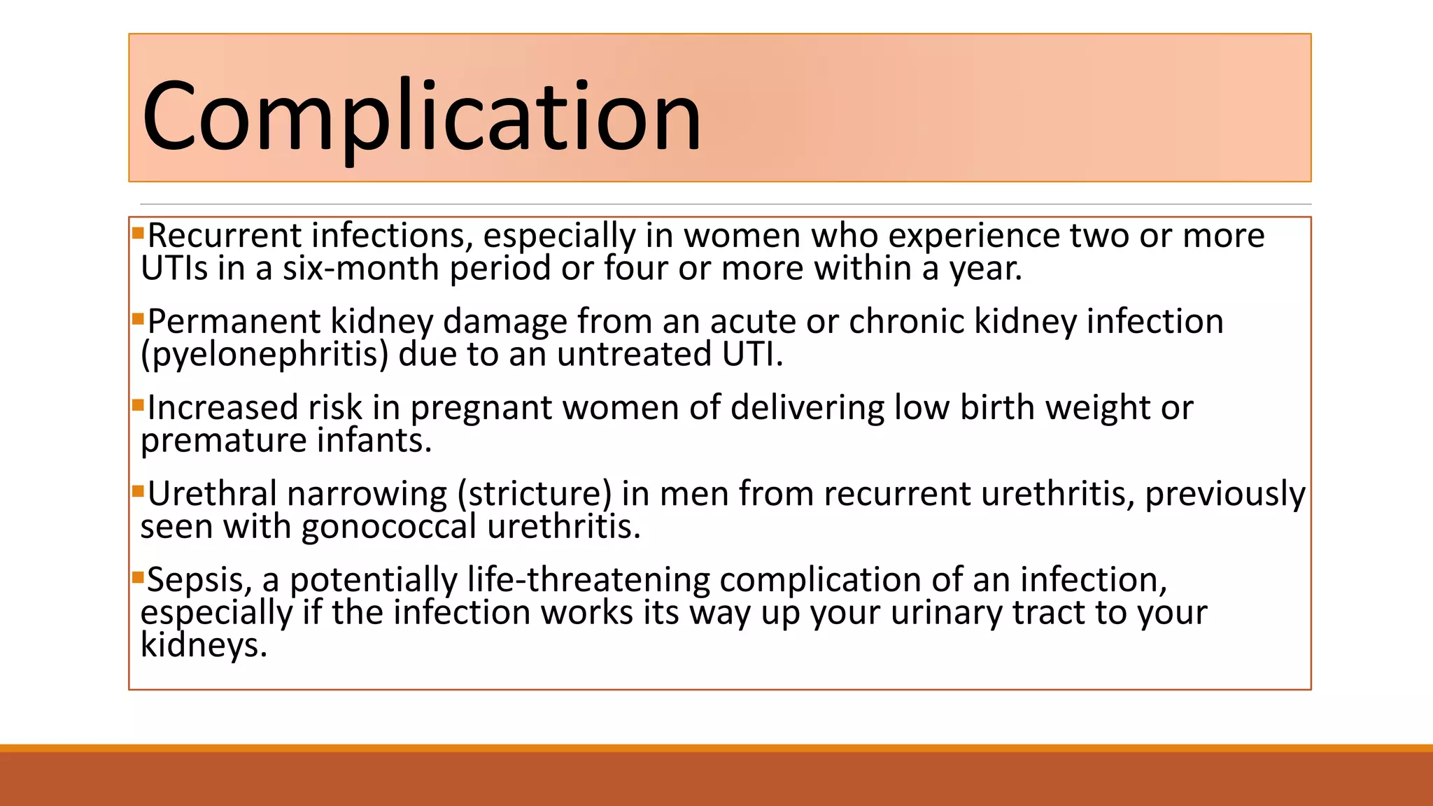 Urinary tract infection | PPTX