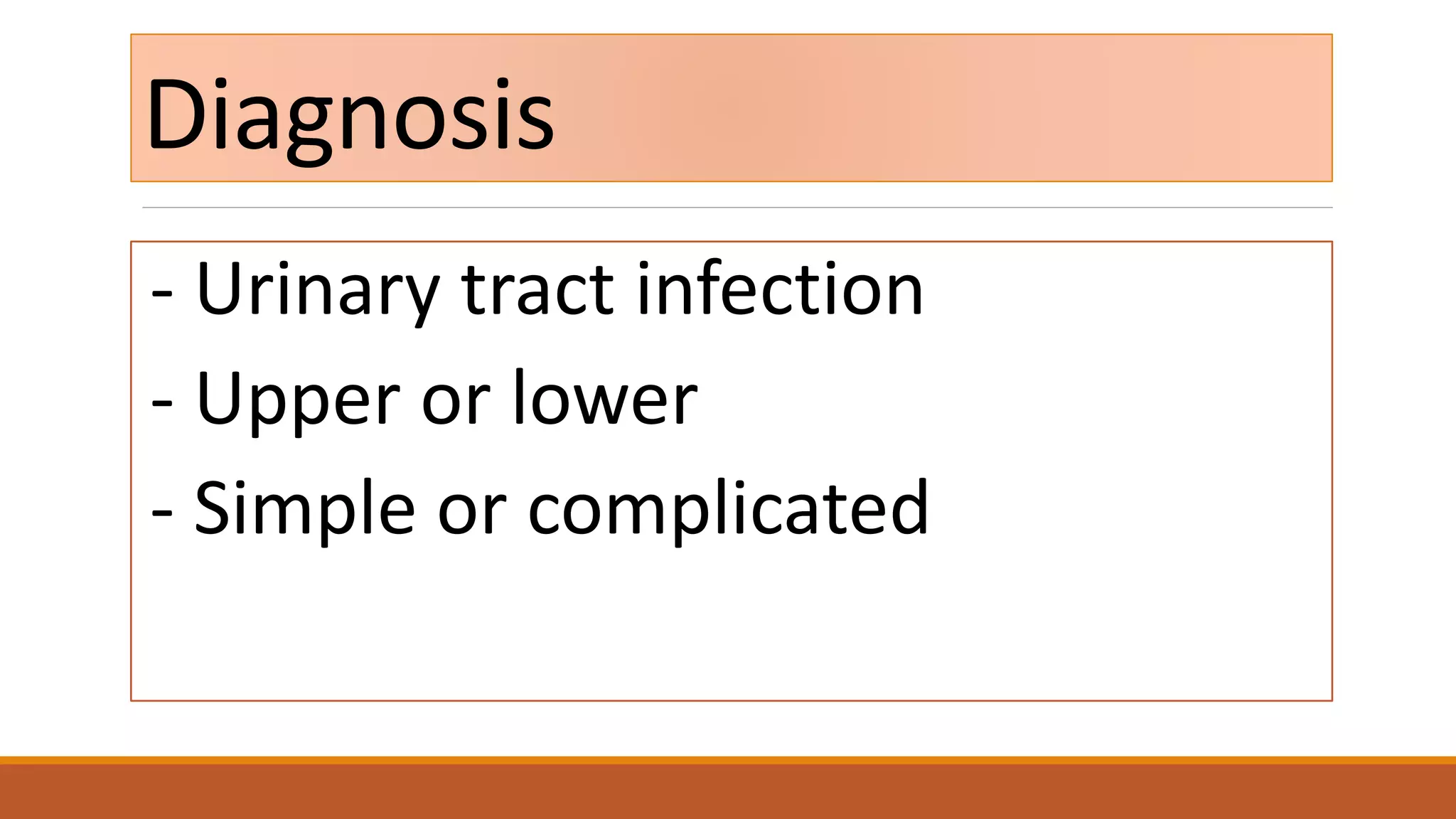 Urinary tract infection | PPTX