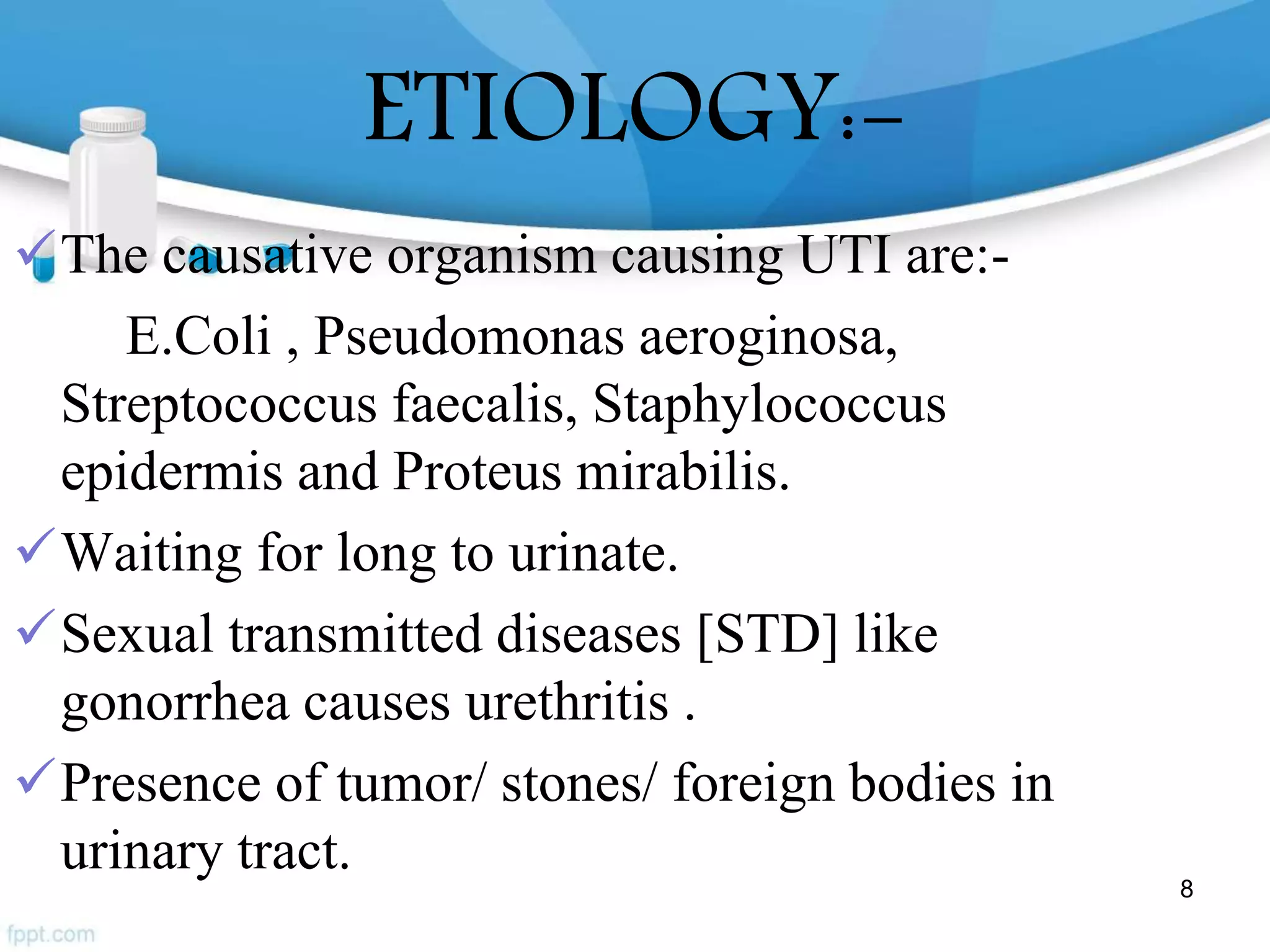 Urinary tract infection | PPTX
