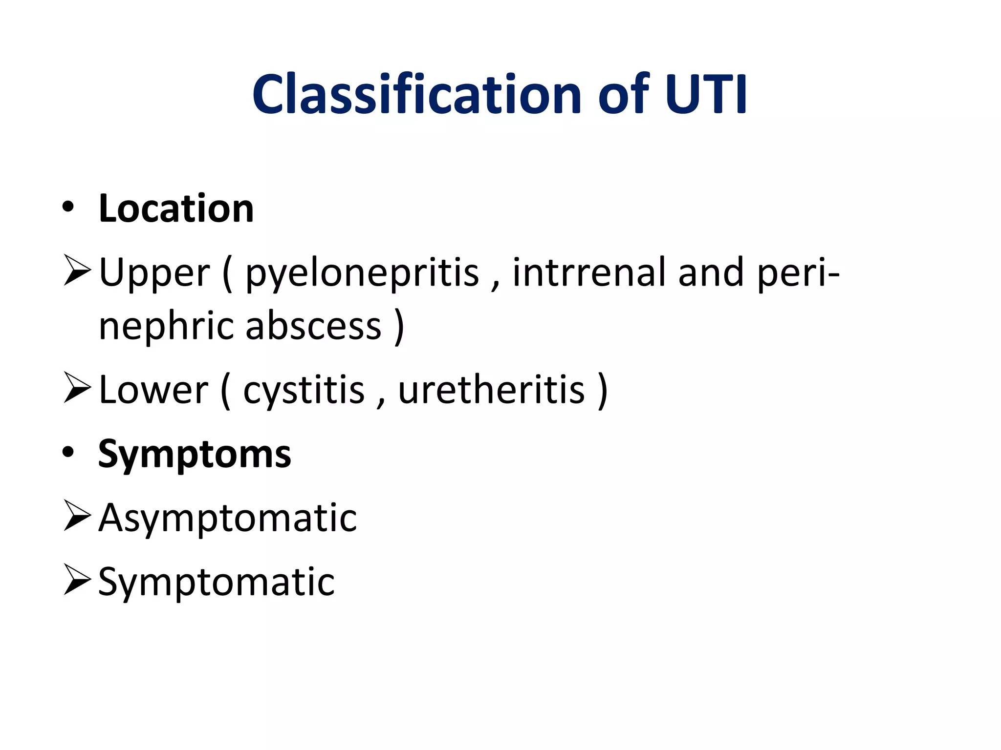 Urinary tract infection | PPTX