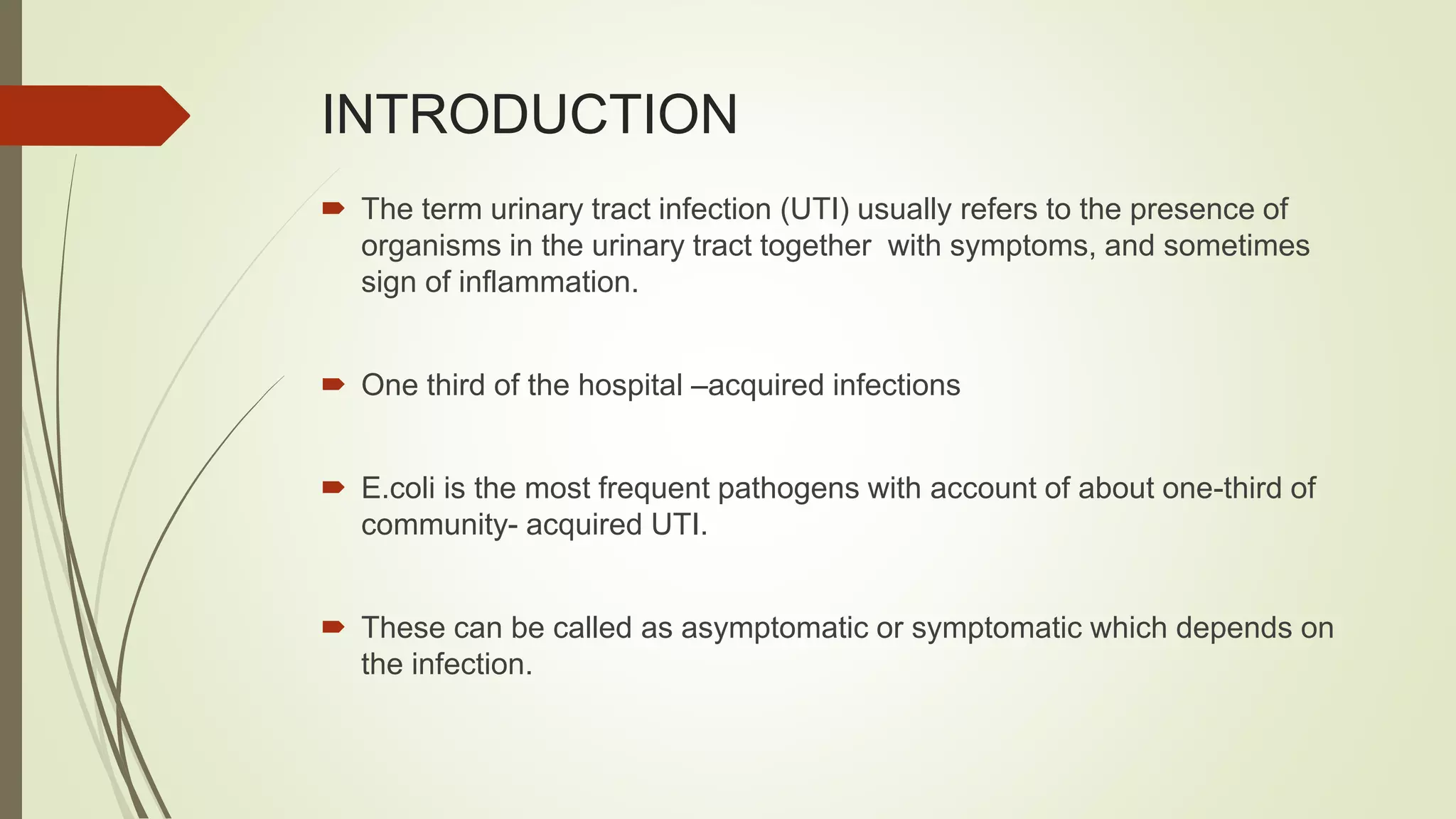 Urinary tract infection | PPTX