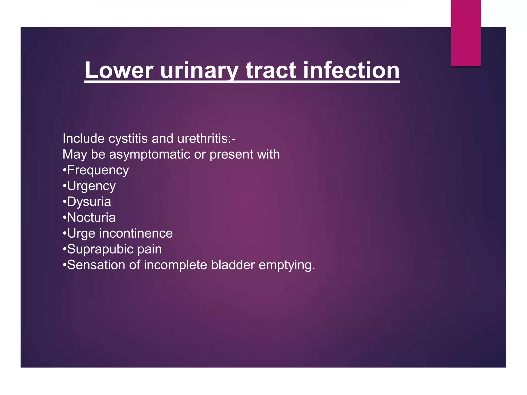 Urinary tract infection | PPTX