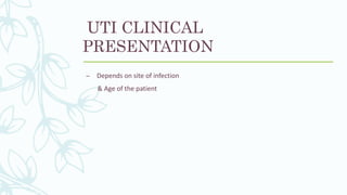 Urinary tract infection | PPT