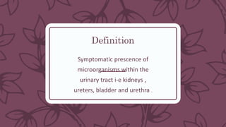 Urinary tract infection | PPT