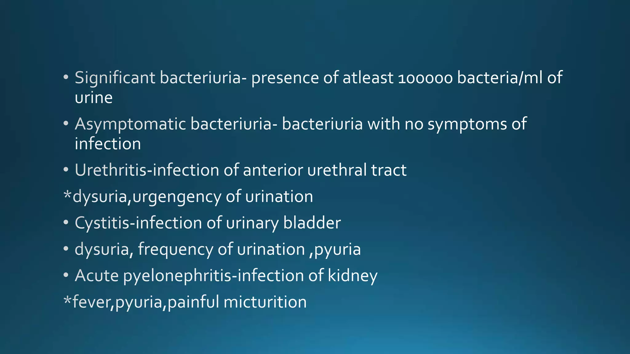 Urinary tract infection | PPTX