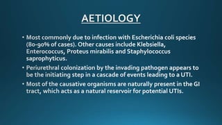 Urinary tract infection | PPTX