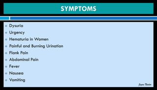 Pathophysiology of Urinary tract infection | PDF