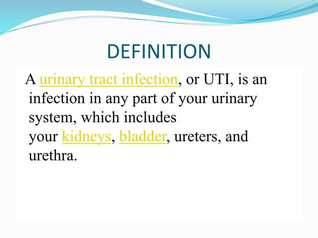 Urinary tract infection | PPTX