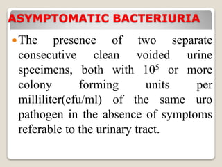 Urinary tract infection | PPTX