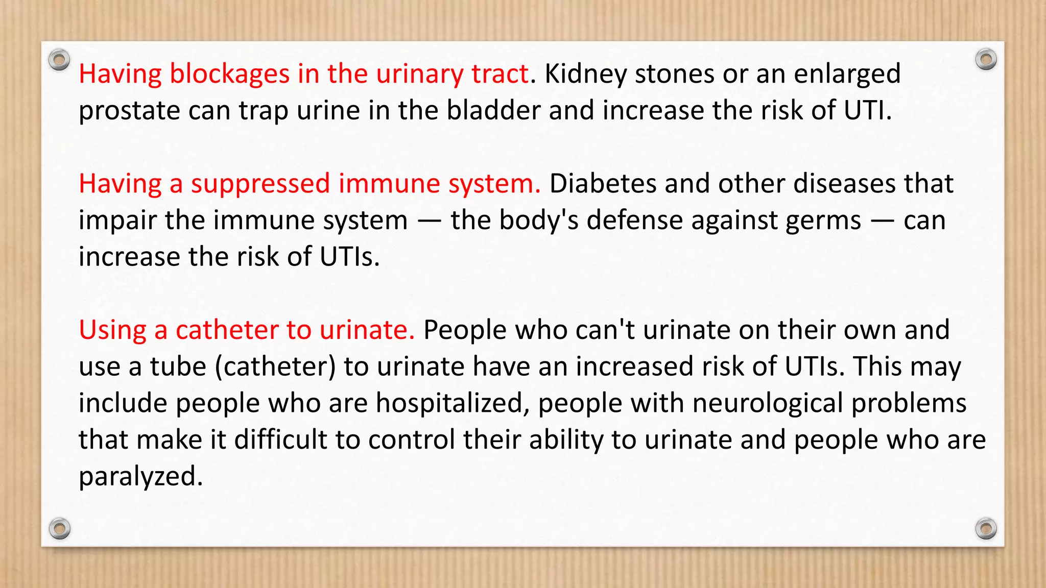 Urinary tract infection- a detailed medical study | PPTX