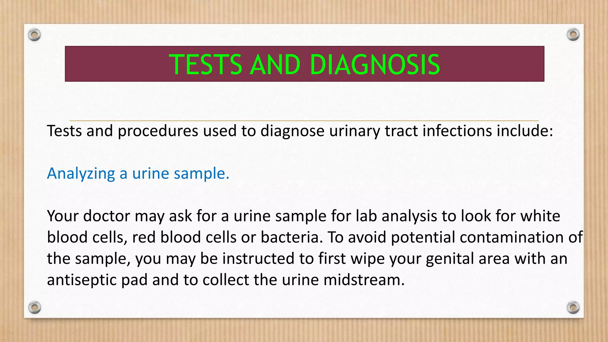 Urinary tract infection- a detailed medical study | PPTX