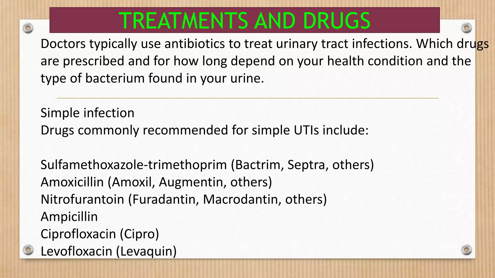 Urinary tract infection- a detailed medical study | PPTX