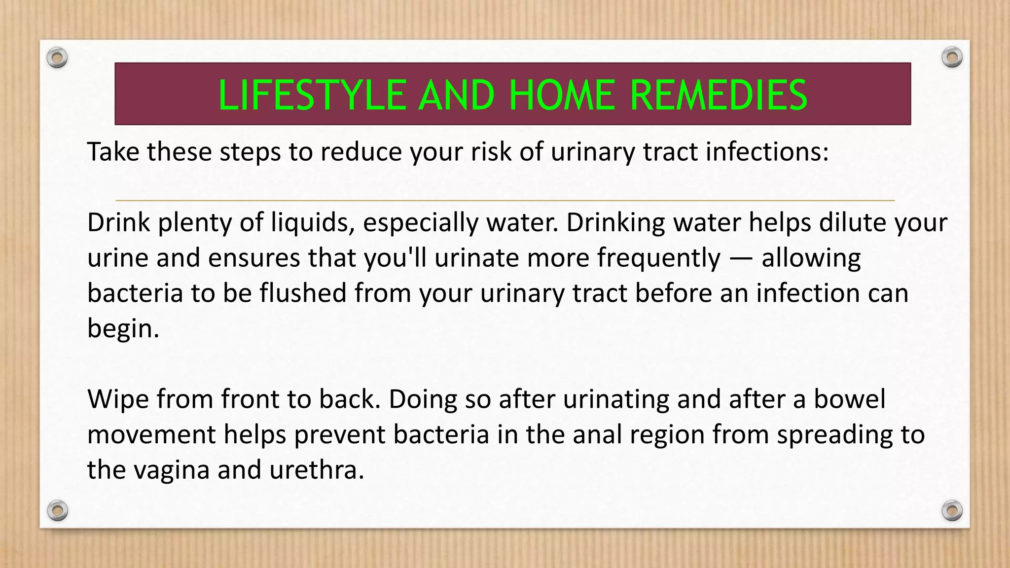 Urinary tract infection- a detailed medical study | PPTX