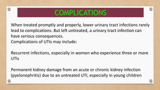 Urinary tract infection- a detailed medical study | PPTX