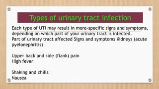 Urinary tract infection- a detailed medical study | PPTX