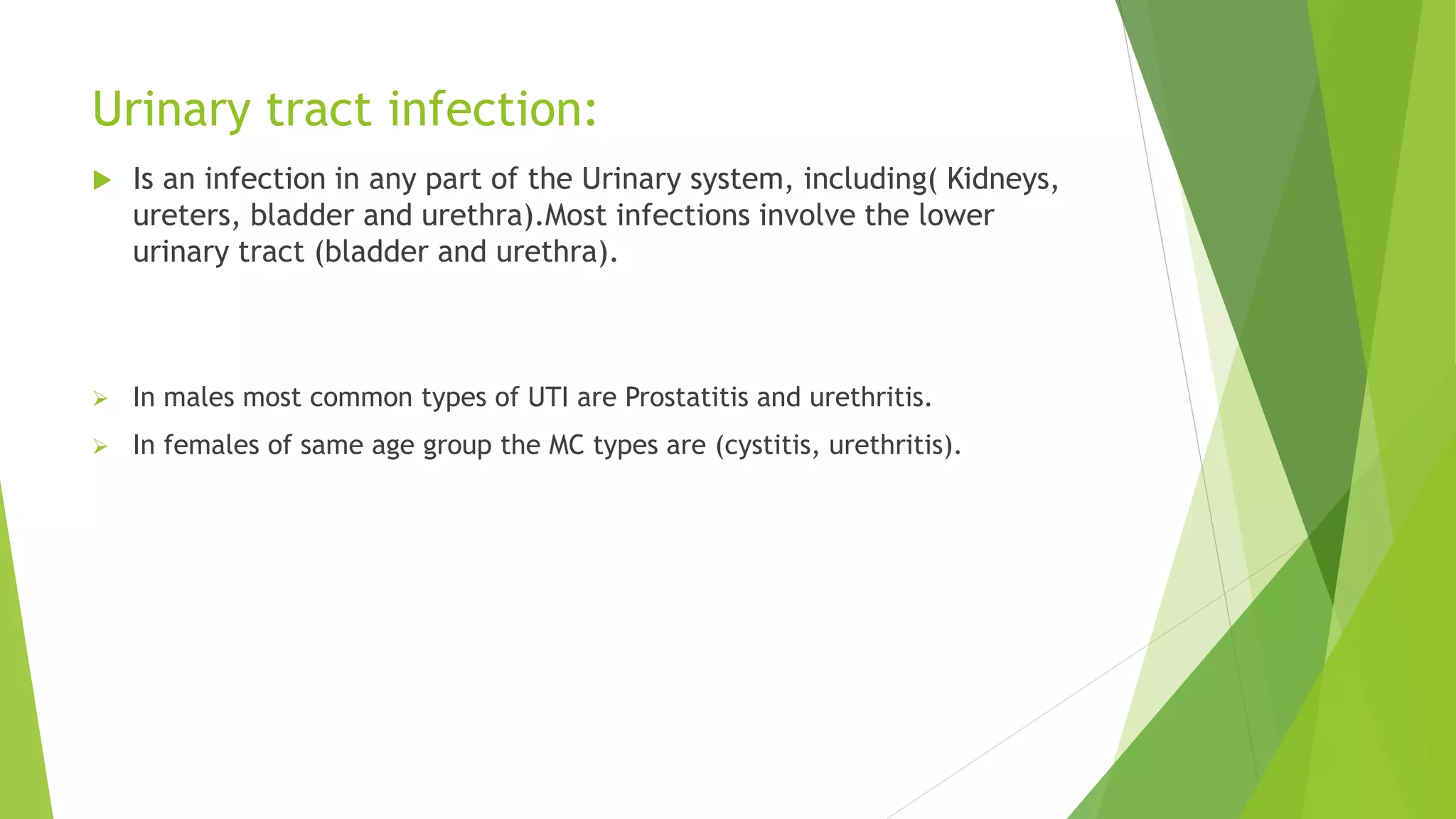 Urinary tract infection | PPT