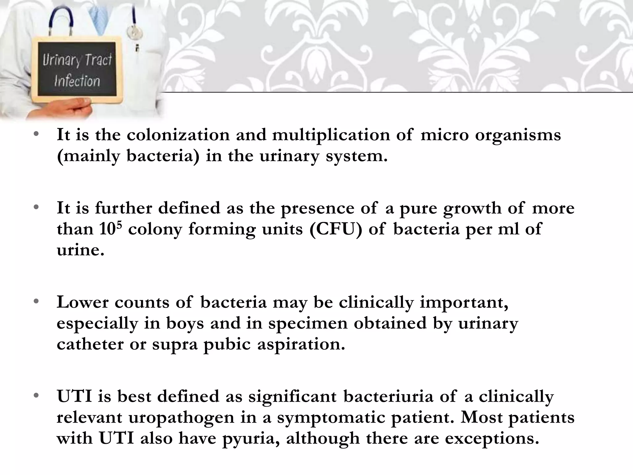 Urinary Tract Infection in Children | PPTX