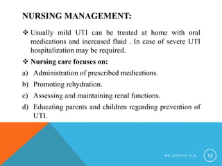 URINARY TRACT INFECTION.pptx | Digestive Disorders | Diseases and ...