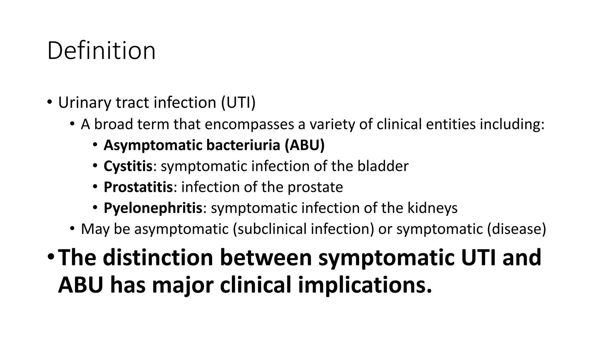 Urinary Tract Infection.pptx for genitouranary system in internal ward ...