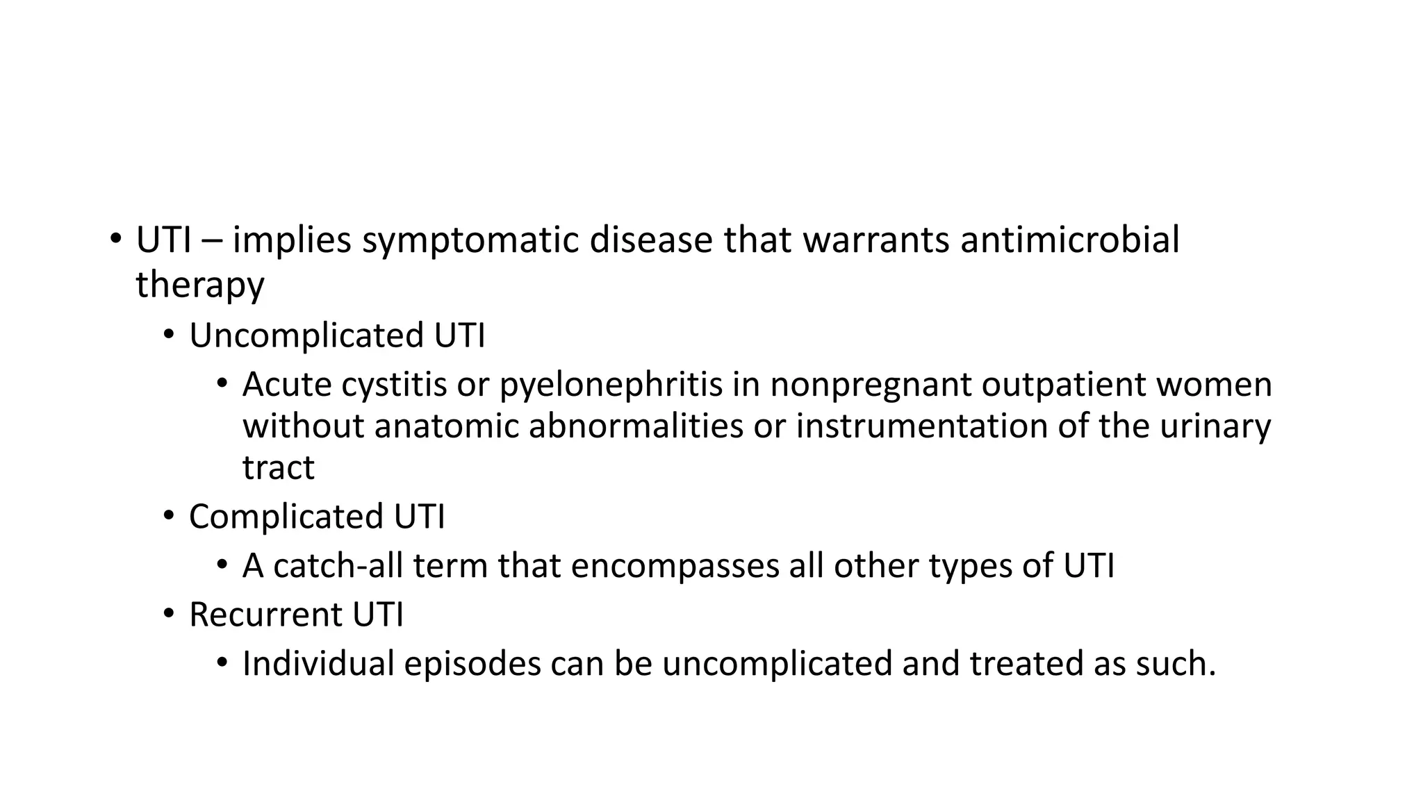 Urinary Tract Infection.pptx for genitouranary system in internal ward ...